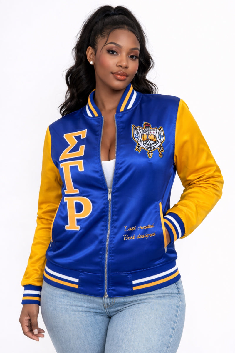 SGRho Bomber Jacket – My Greek Boutique