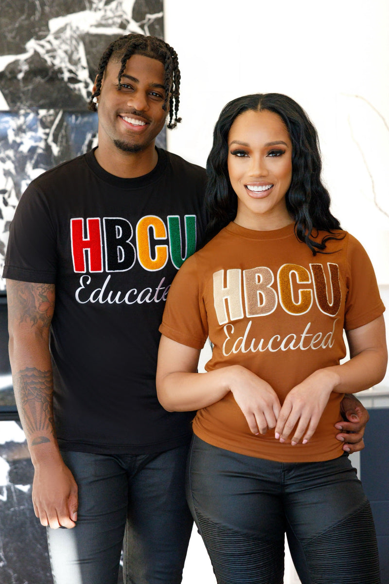 HBCU Educated Chenille Tee – My Greek Boutique